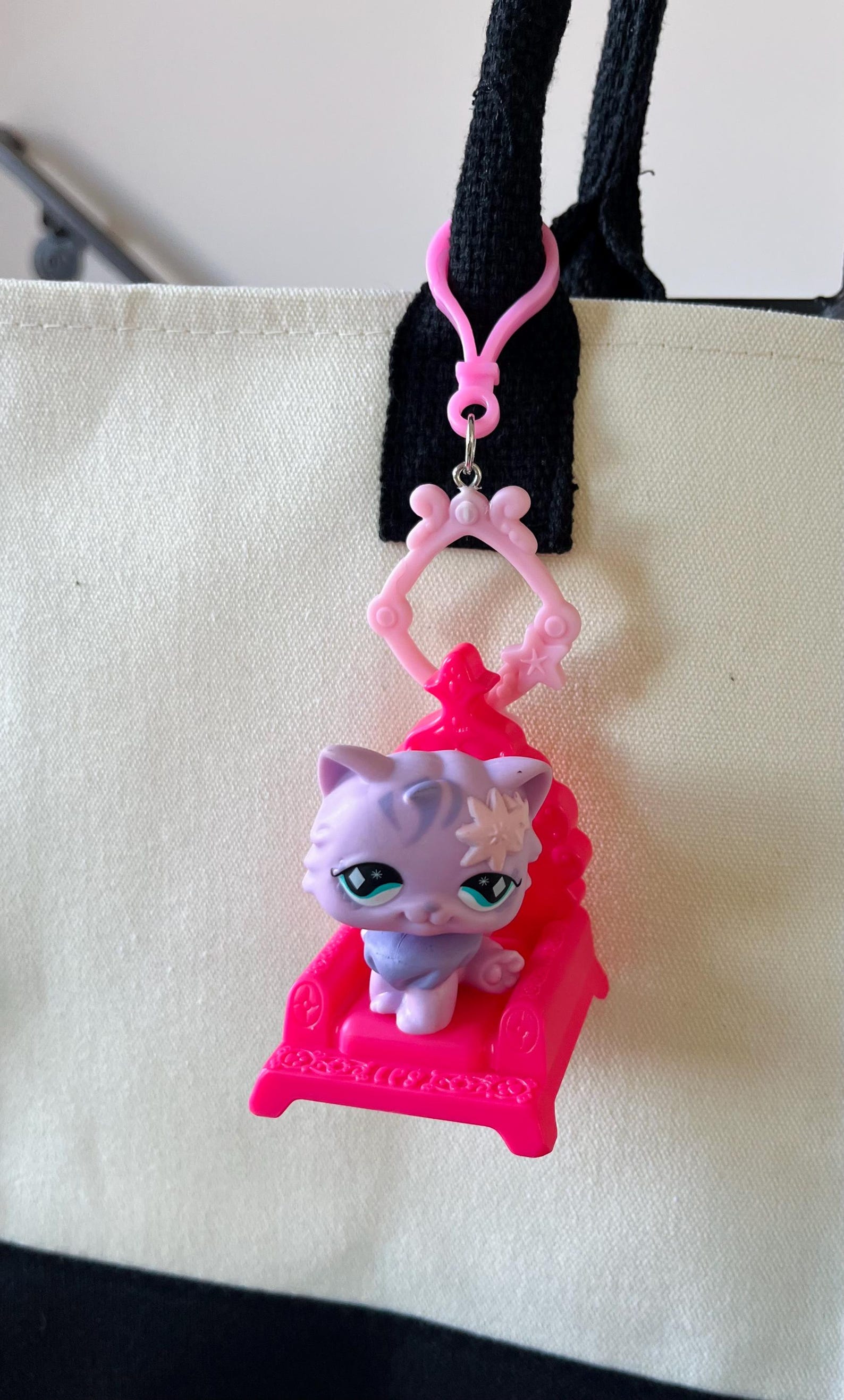 Upcycled Littlest Pet Shop Purse Charm – 2008 LPS Happy Meal Toy ...