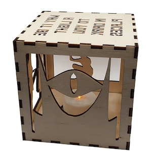 Lord of the Rings Wooden Light Box - LOTR Character Shadow Display ...