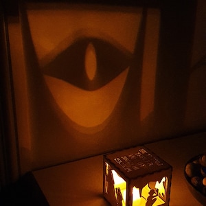 Lord of the Rings Wooden Light Box - LOTR Character Shadow Display ...