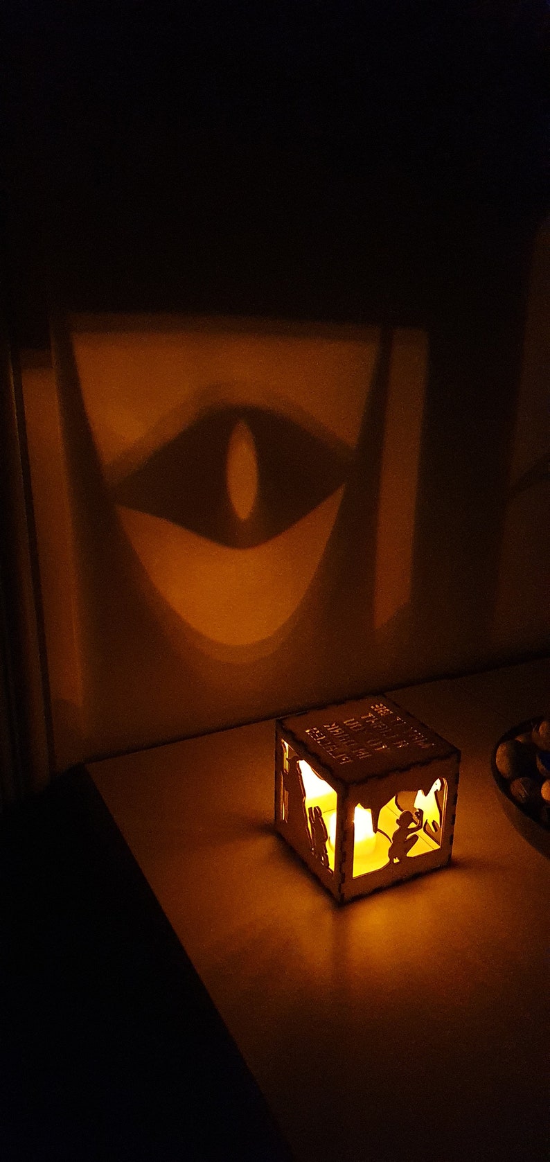 Lord of the Rings Wooden Light Box - LOTR Character Shadow Display ...