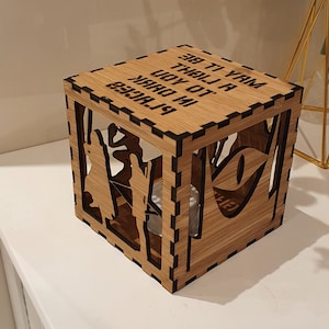 Lord of the Rings Wooden Light Box - LOTR Character Shadow Display ...