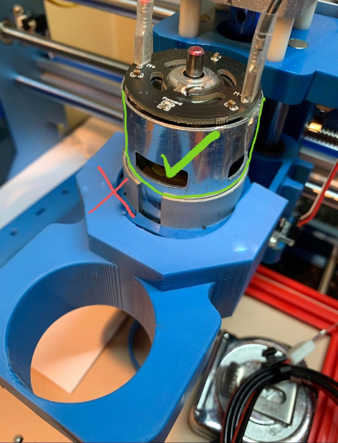 CNC 3018 Pro Sainsmart Upgrade Dust Shoe, Dustshoe, Dust Collector, Bit ...