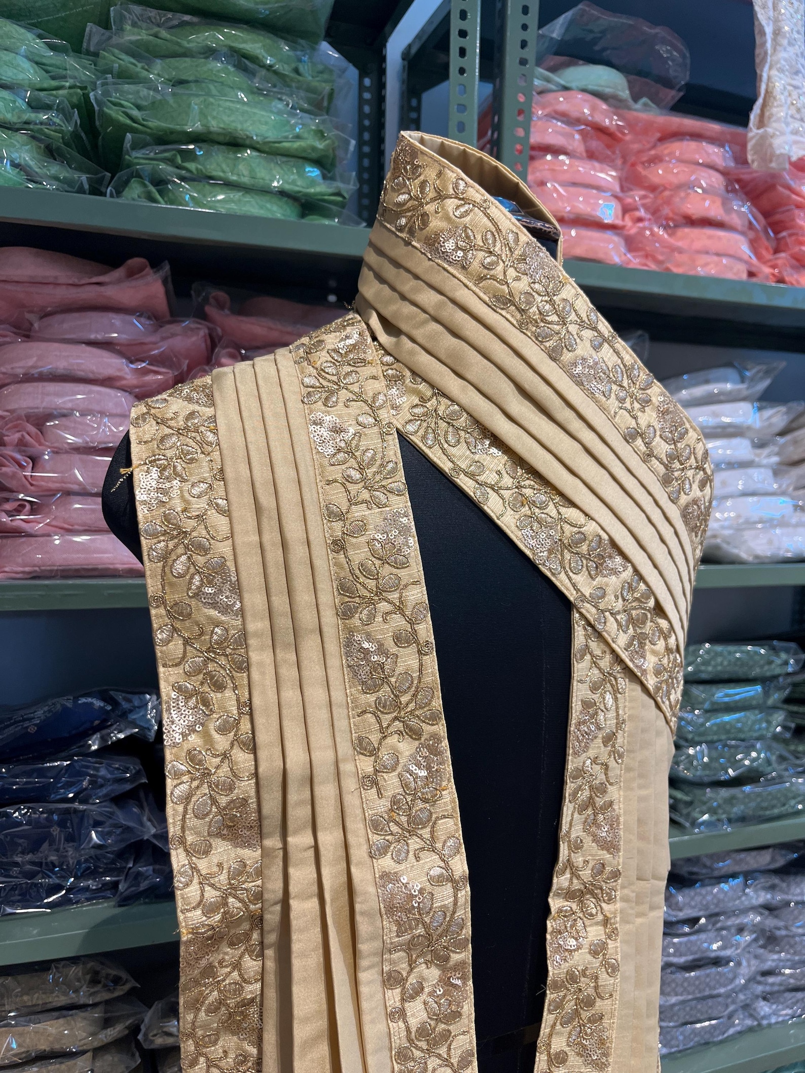 Royal Jodhpuri Style Men Silk Maharaja Dupatta Shawl for Groom Sherwani ...