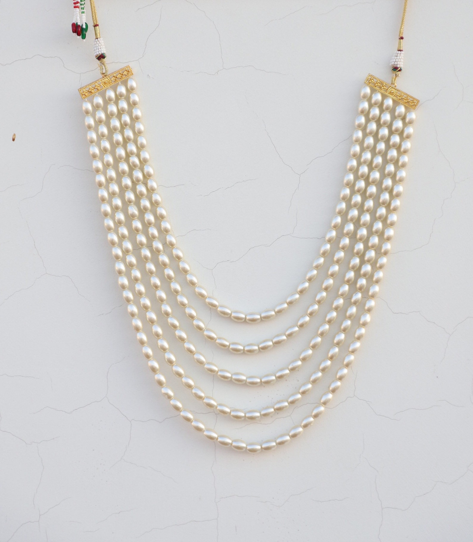 Groom Necklace for Sherwani | Indian Men Accessories | Emerald Necklace ...