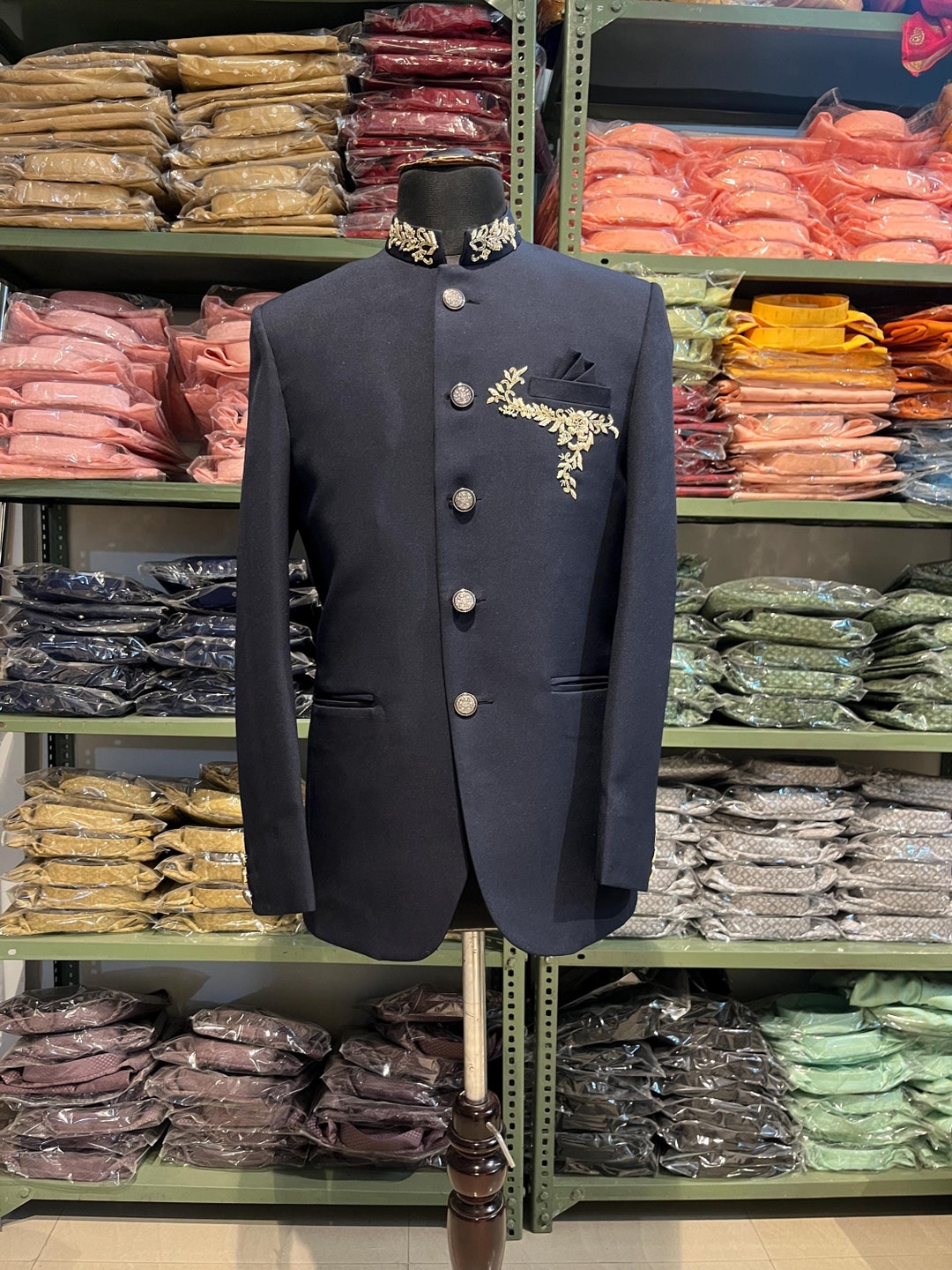 Jodhpuri Bandgala Suits for Men | Wedding Suits | Seude Fabric Nehru ...