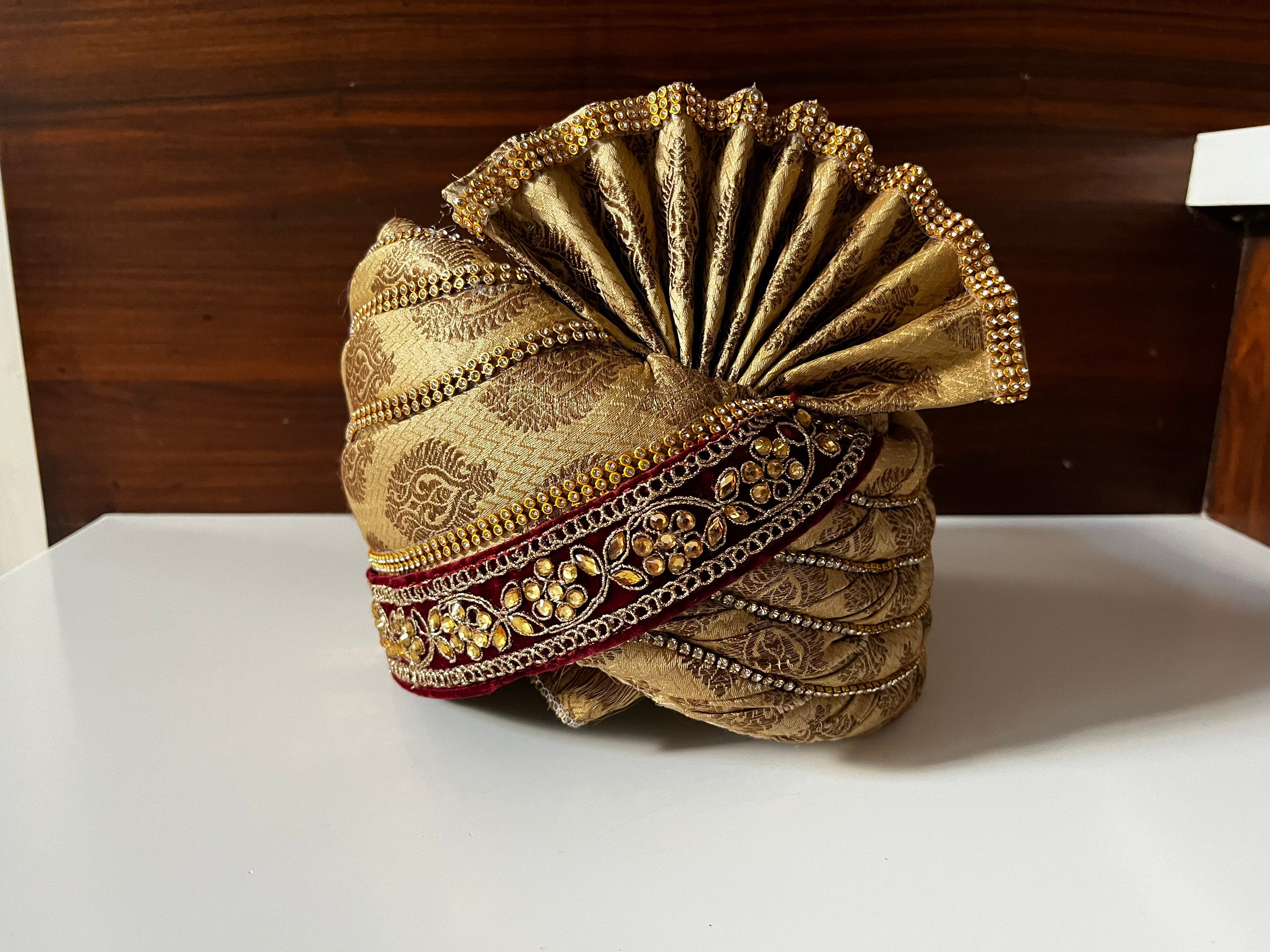 Safa turban Indian Wedding Safa for Indian Wedding - Etsy