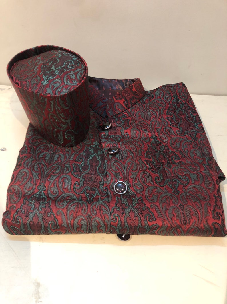 Indian Nehru Jacket and Customised Nehru Hat - Etsy