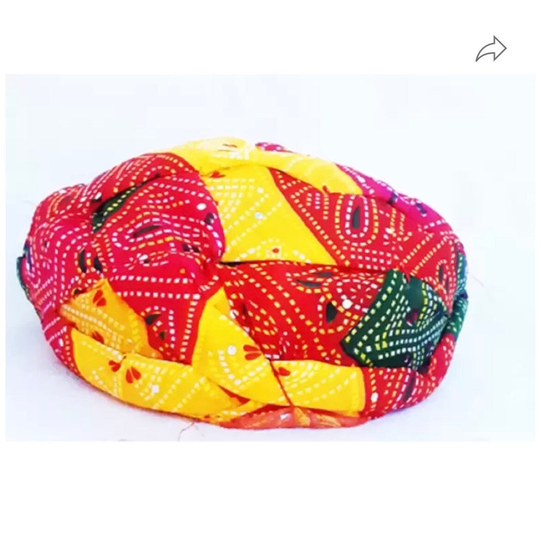 Rajasthani Traditional Royal Turban Pagdi Safa for Marriage Mehendi ...
