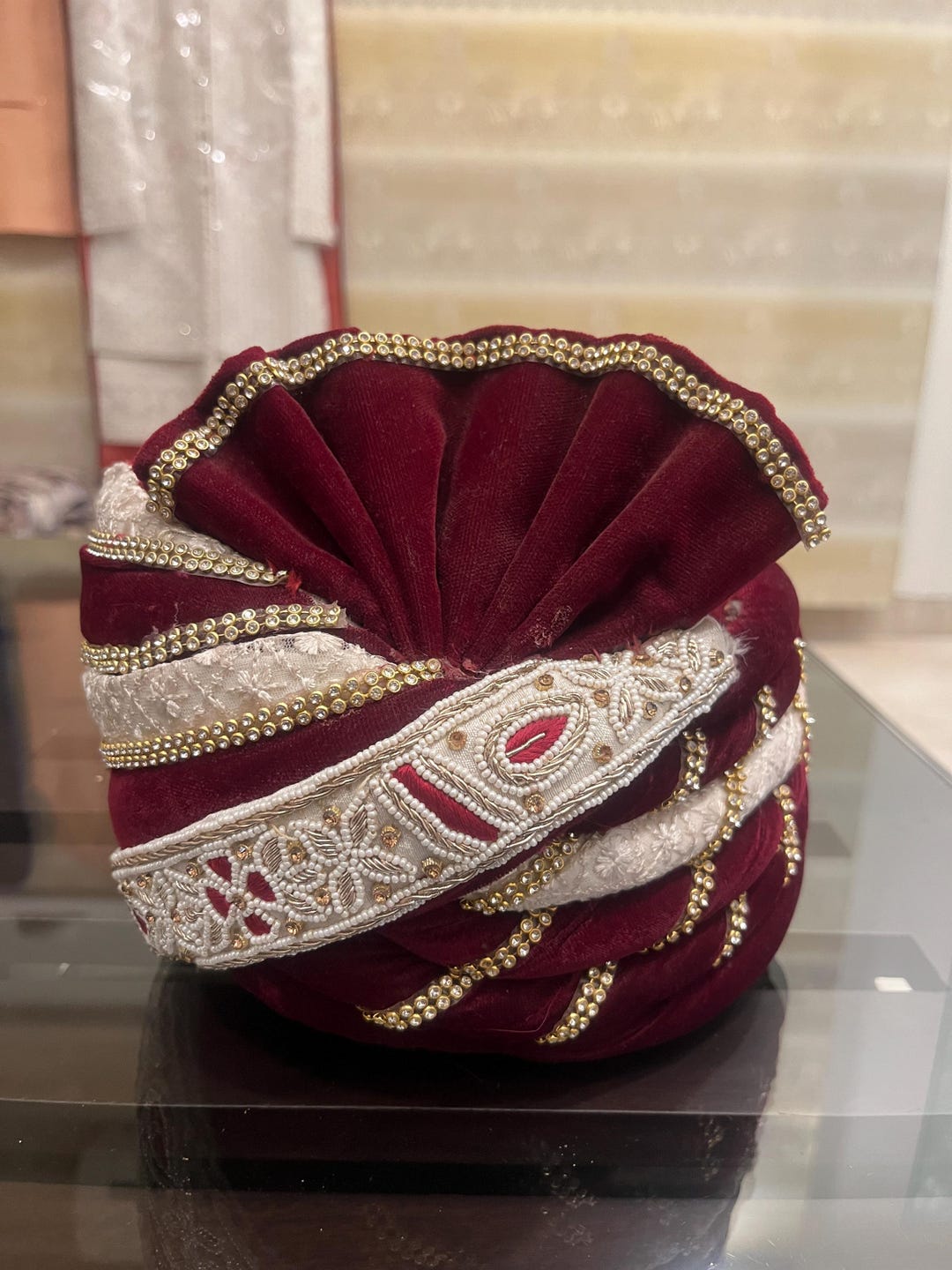 Indian Mens Traditional Turban Readymade Safa /pagdi/ Pheta Cloth for ...