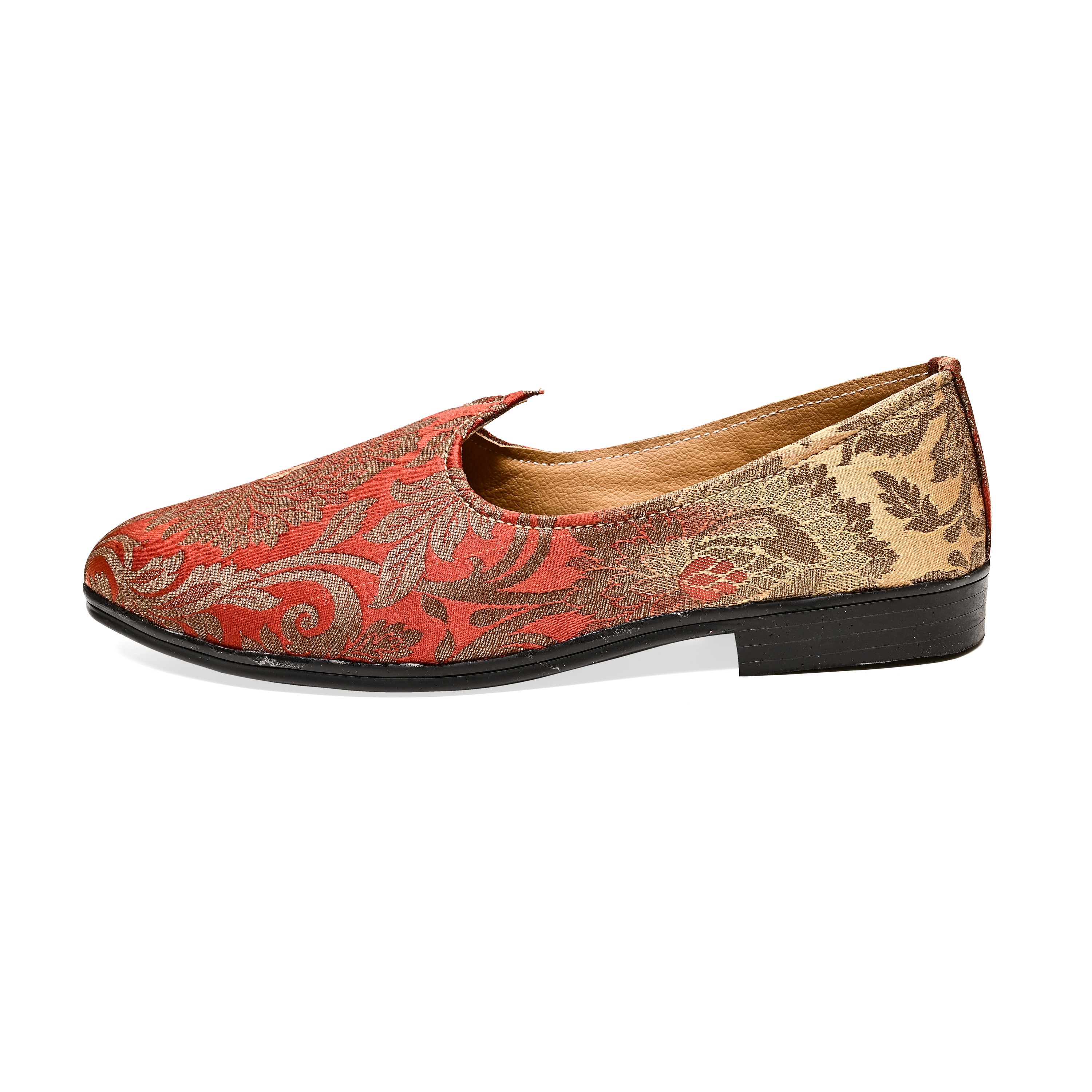 Mojari Juttie Beige Colour Handmade Ethnic Men's Mojari / Jutiya / Flat ...