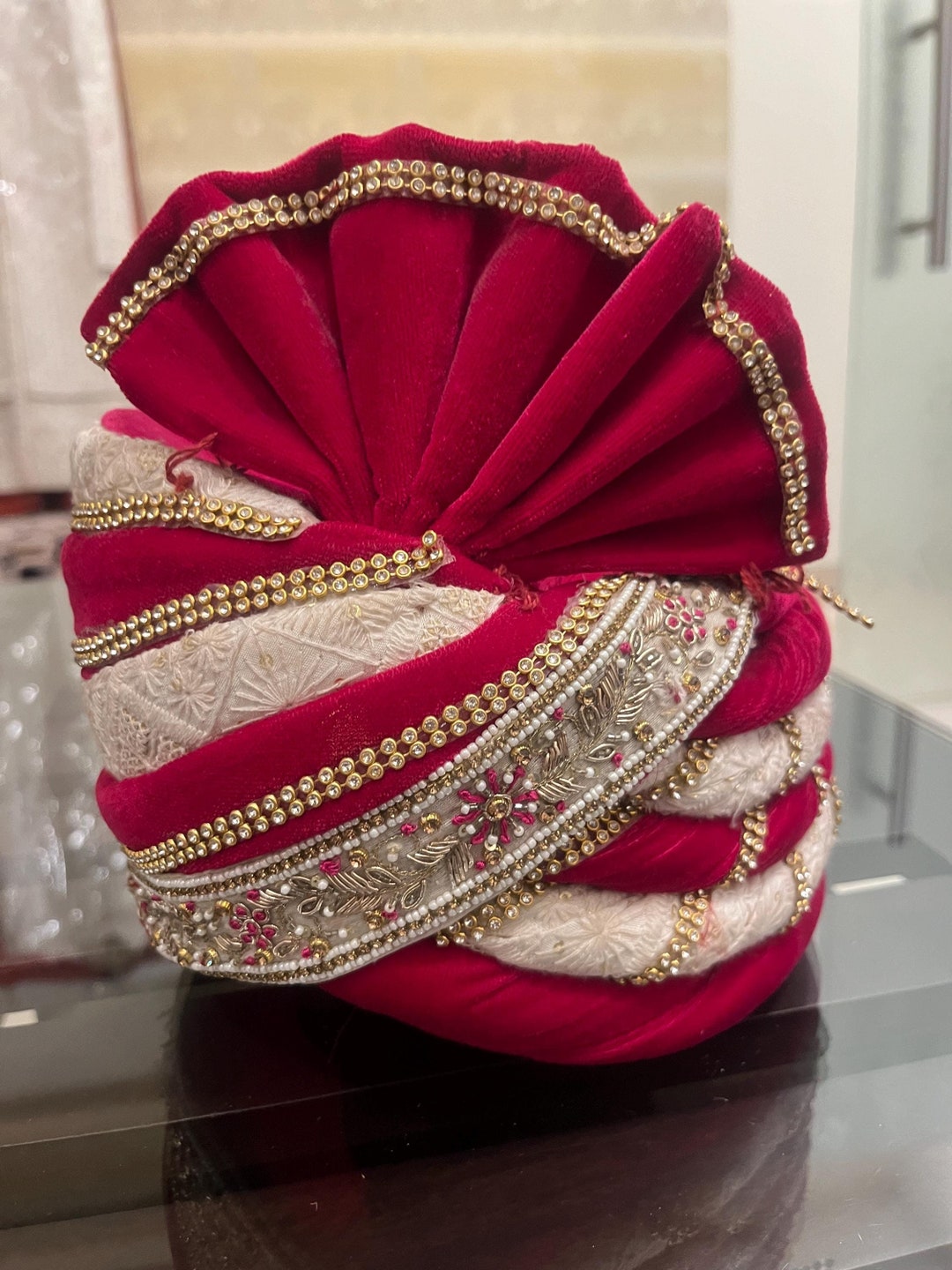 Indian Mens Traditional Turban Readymade Safa /pagdi/ Pheta Cloth for ...