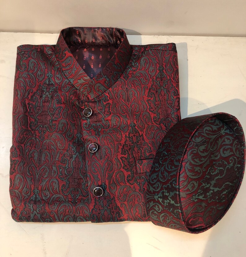 Indian Nehru Jacket and Customised Nehru Hat - Etsy