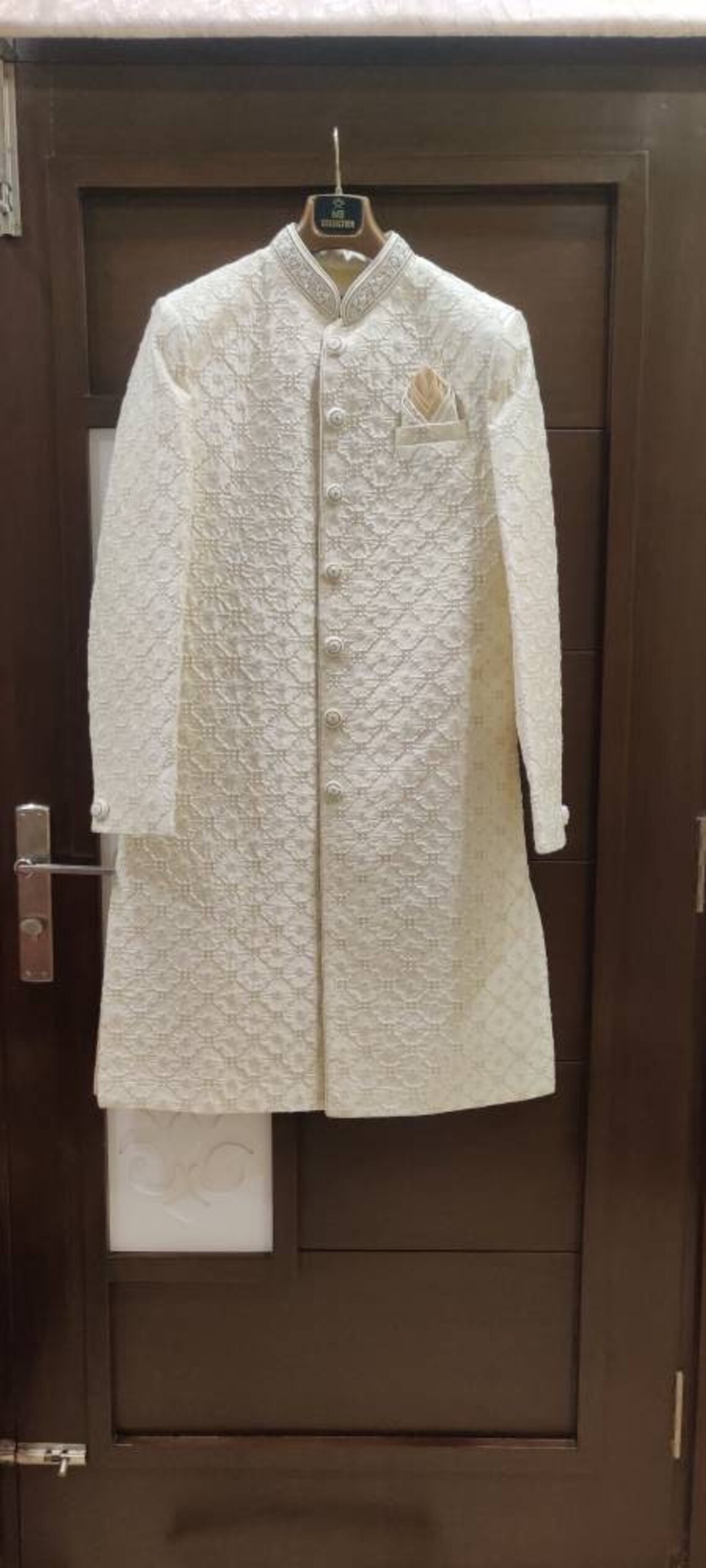 Sherwani for Wedding Chikankari Sherwani Ethnic Look for - Etsy