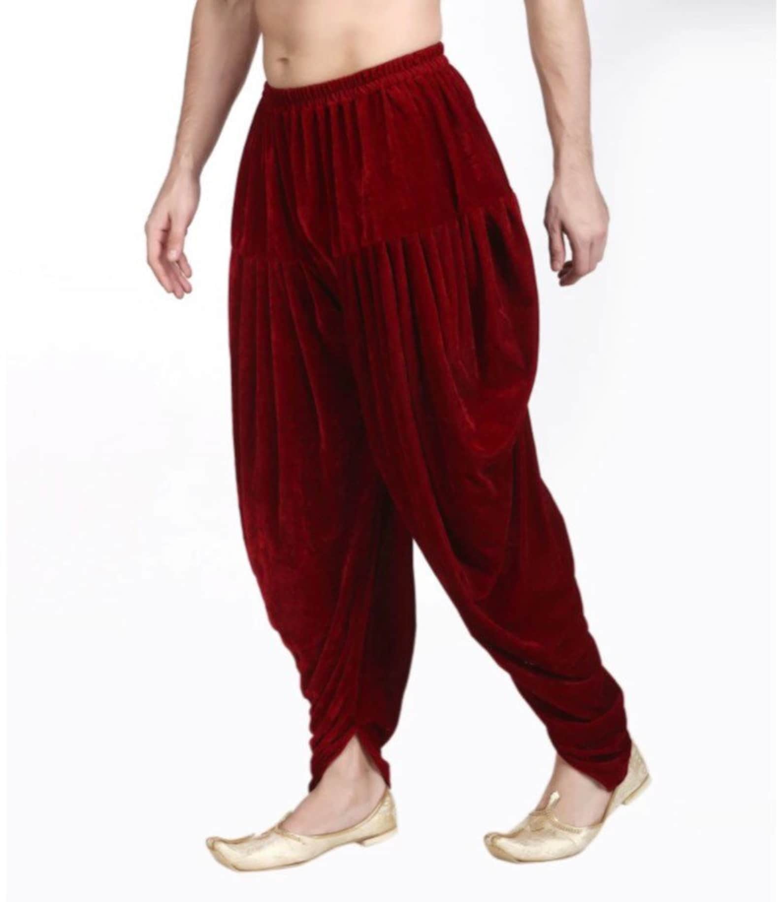 Dhoti | Velvet Material Dhoti | Party Wear Dhoti | Stretchable Salwar ...