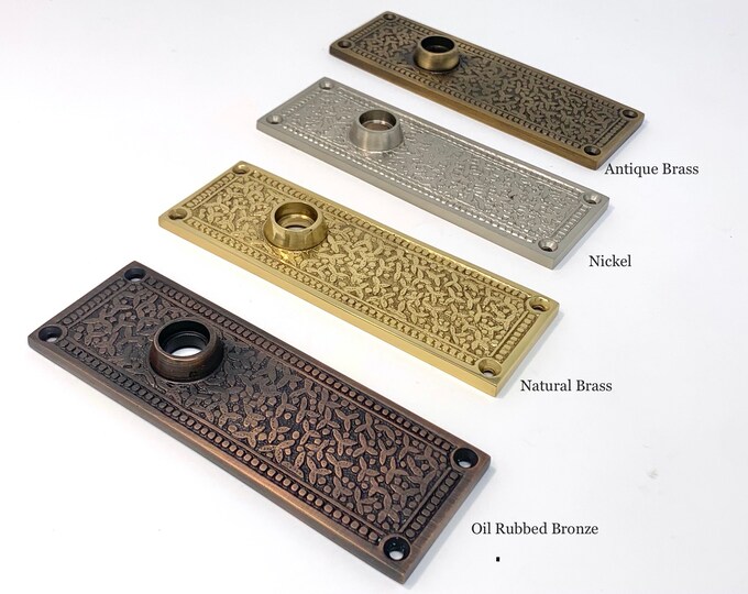 Rousso's Reproductions Tall Backplate for Your Antique Door Knobs ...