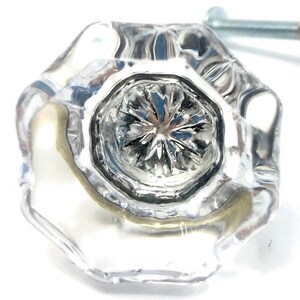 Rousso's Reproductions Knob Pulls 0500-AB4: Clear Glass - Etsy