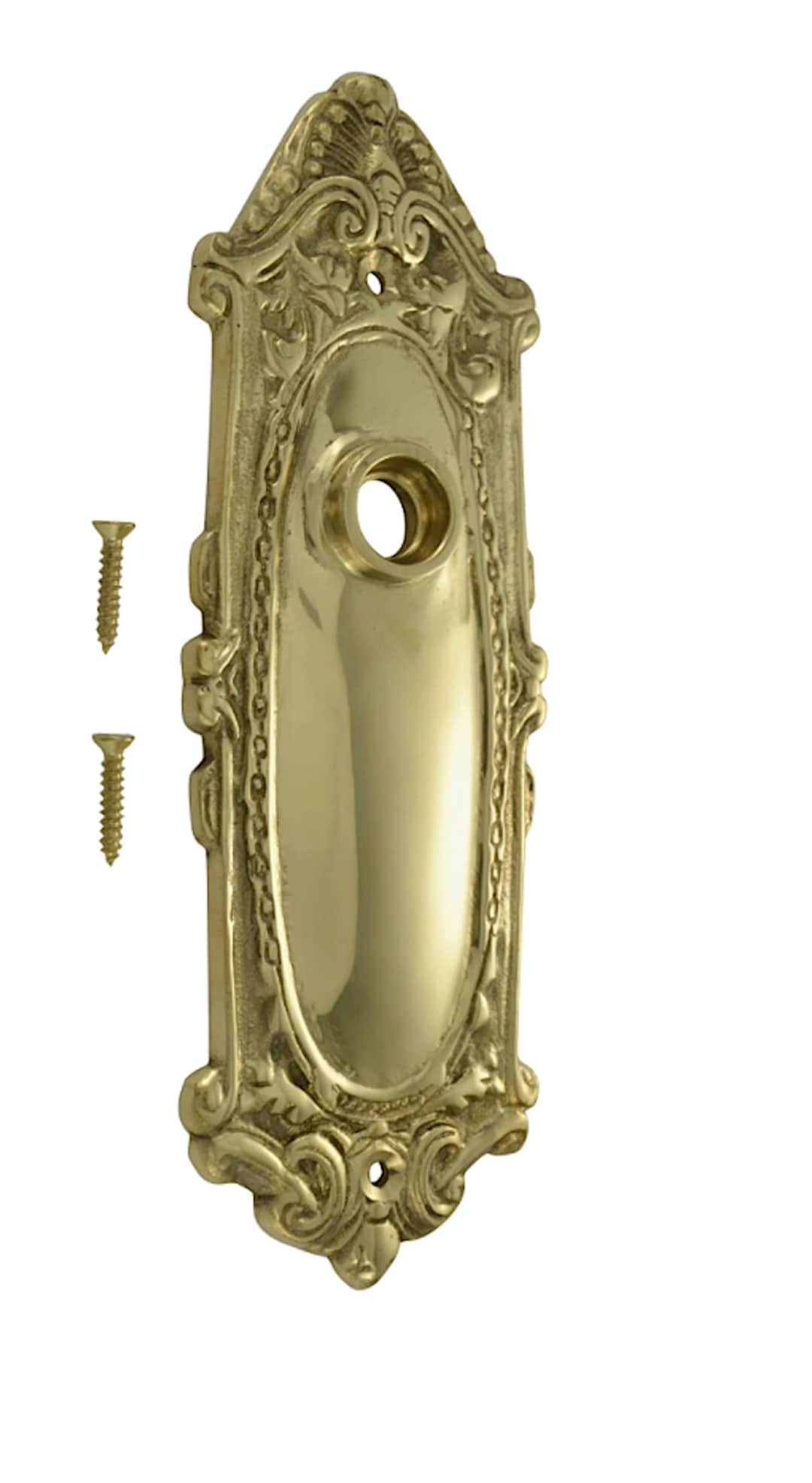 Vintage Victorian Style Backplate 2700-PB Solid Brass - Etsy