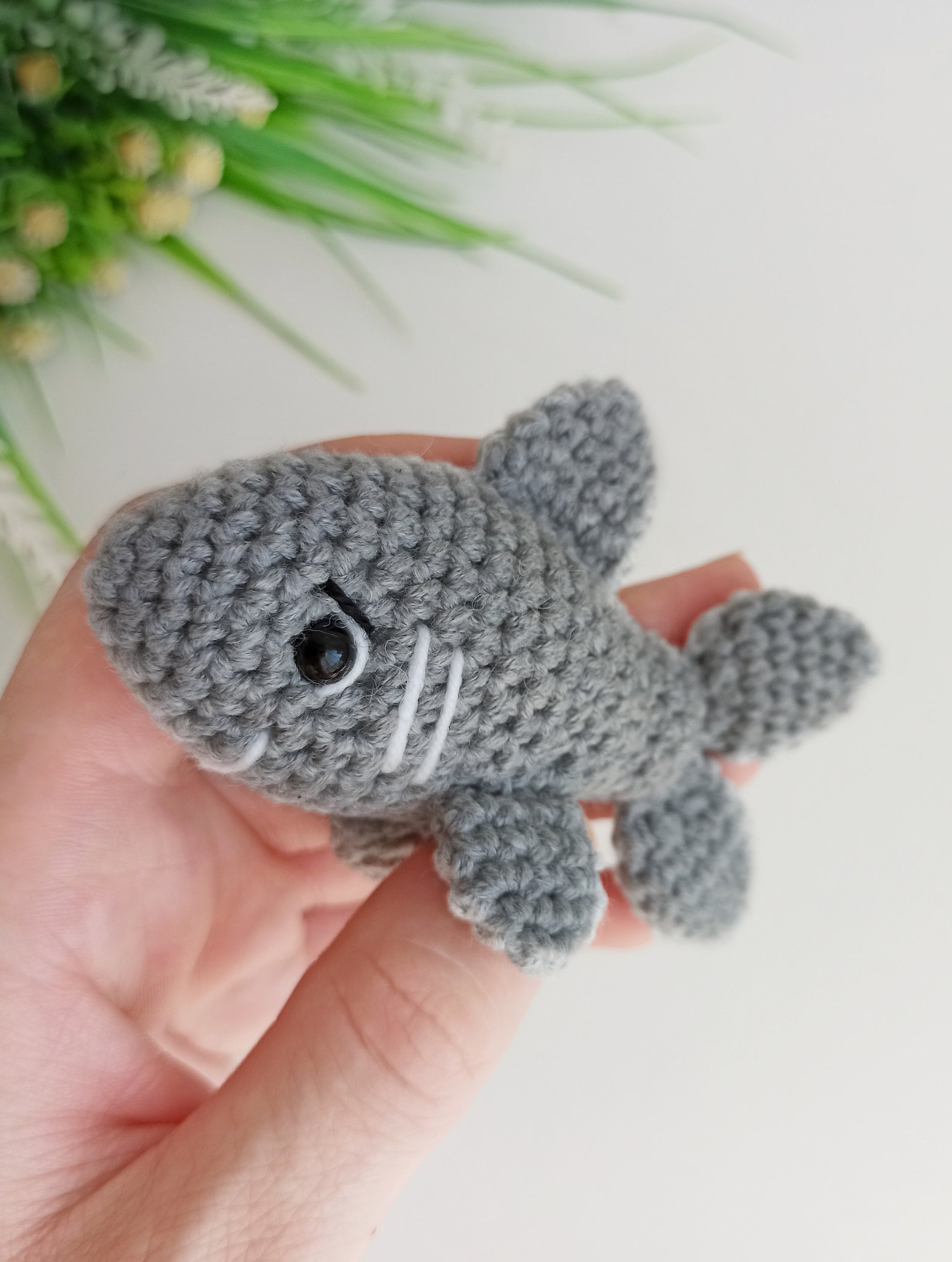 Baby Shark Crochet Pattern Easy Crochet Small Amigurumi Sea - Etsy