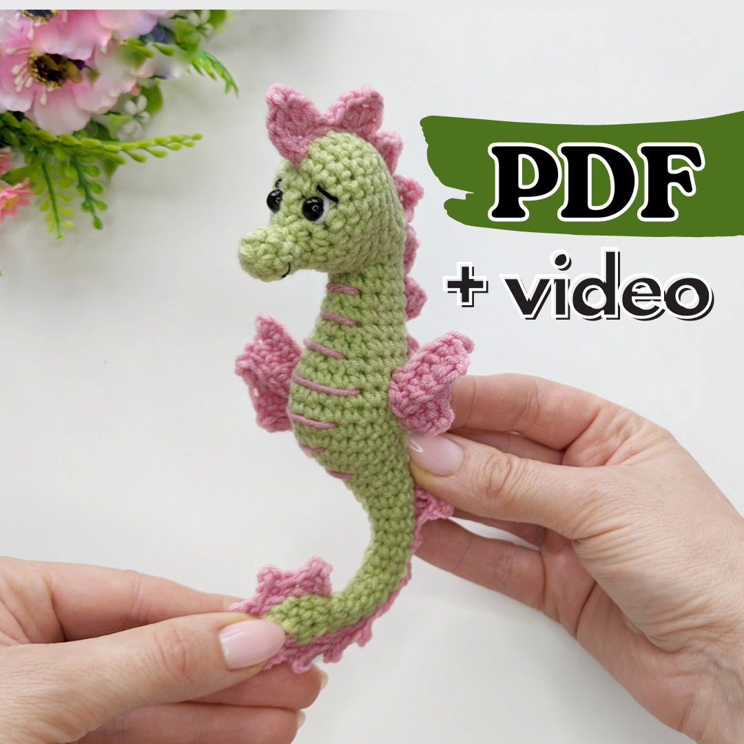Crochet Seahorse Pattern, Easy Crochet Amigurumi Seahorse - Etsy