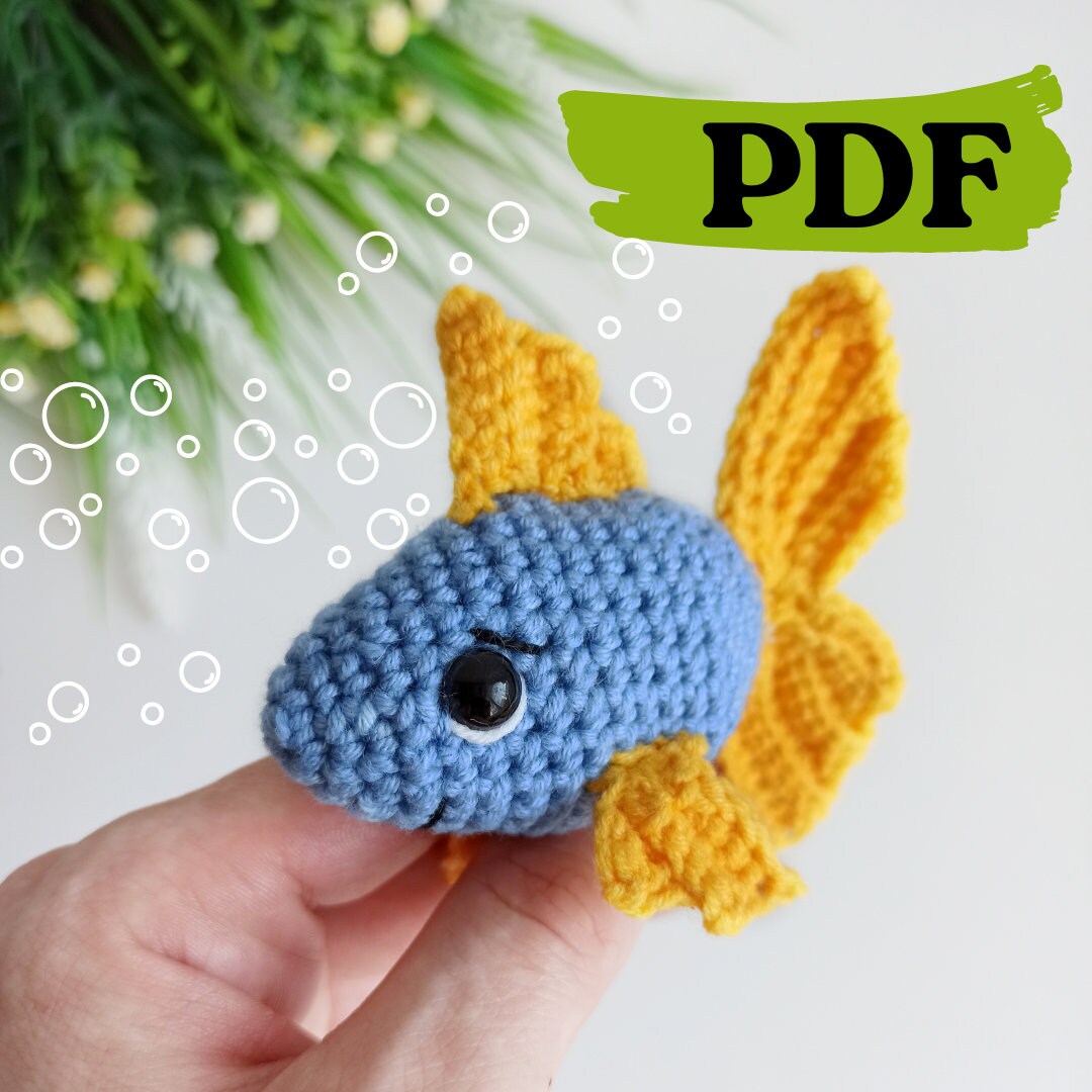 Crochet Fish Pattern, Easy Crochet Small Amigurumi Fish - Etsy