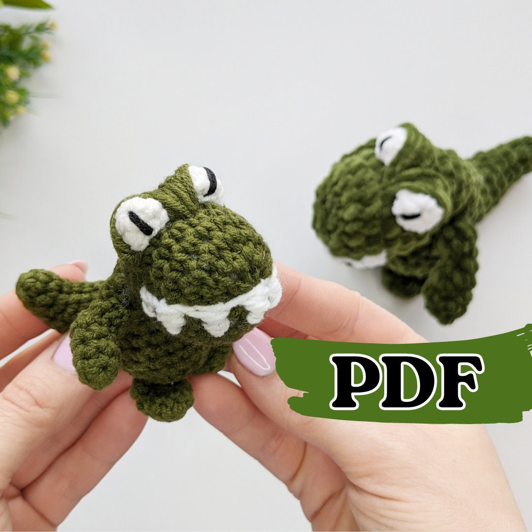 Crochet Dinosaur Pattern, Amigurumi Dino T-rex Pattern - Etsy
