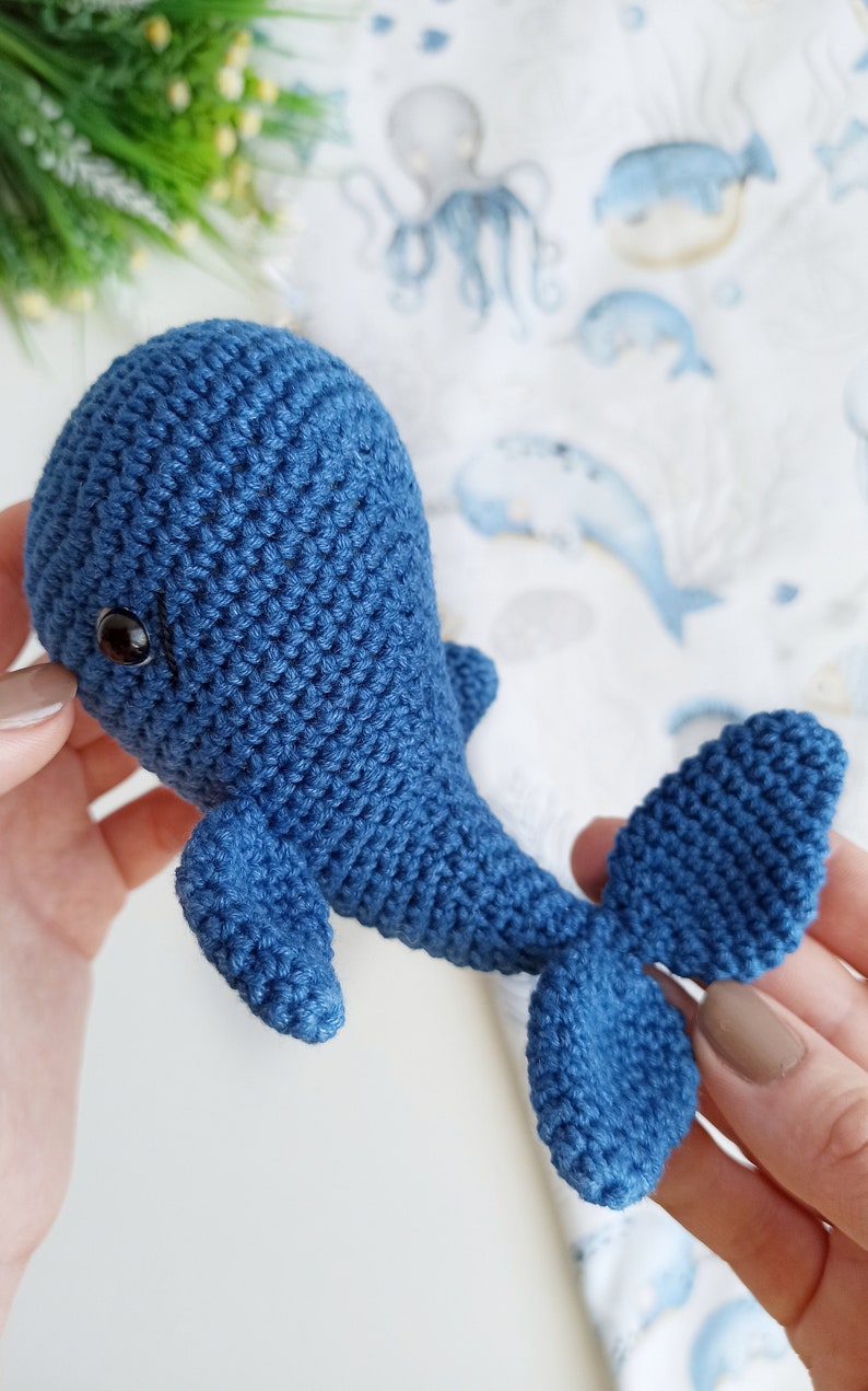 Whale Crochet Pattern Easy Crochet Stuffed Whale Amigurumi - Etsy