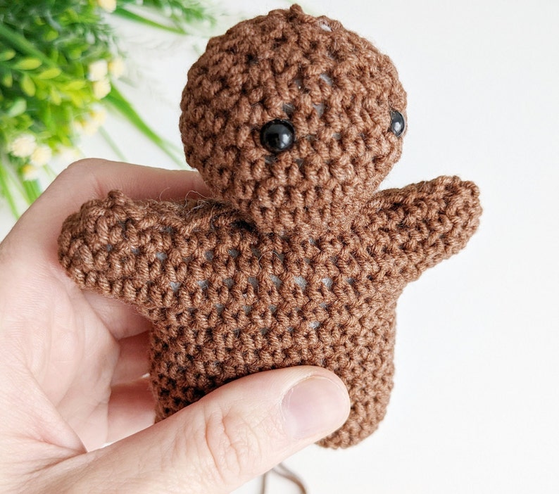 Gingerbread Man NO SEW Crochet Pattern - Etsy
