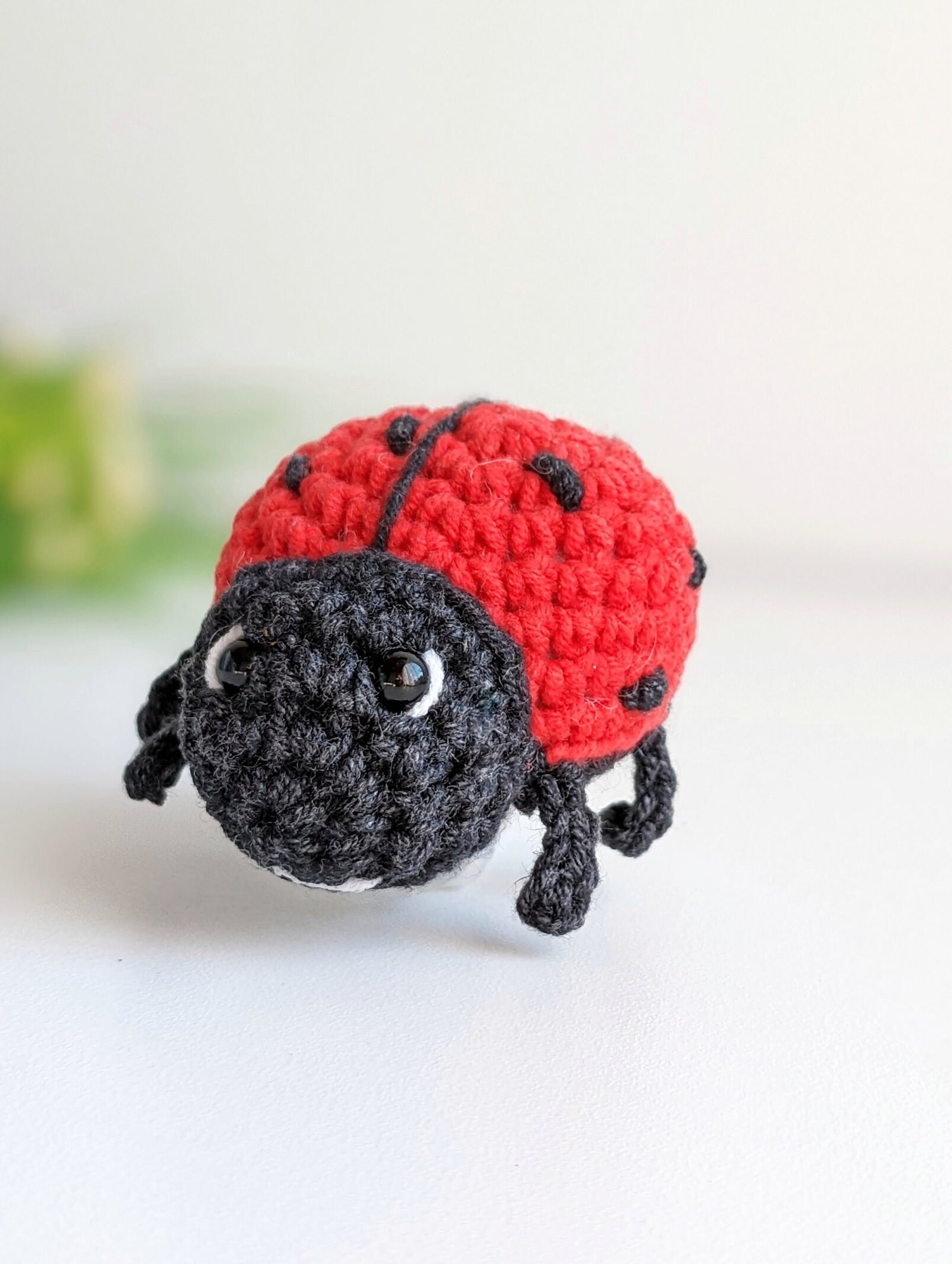 Crochet Ladybug Amigurumi Pattern Ladybug Keychain Easy - Etsy