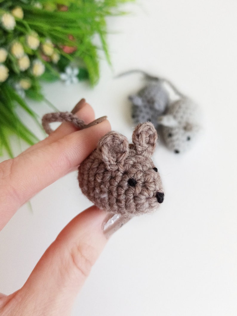 Crochet Mouse Pattern, Easy Crochet Pattern, Amigurumi Mouse Figurine ...