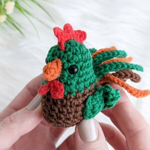 Rooster Amigurumi Pattern, Crochet Chicken, Bird Crochet Pattern ...