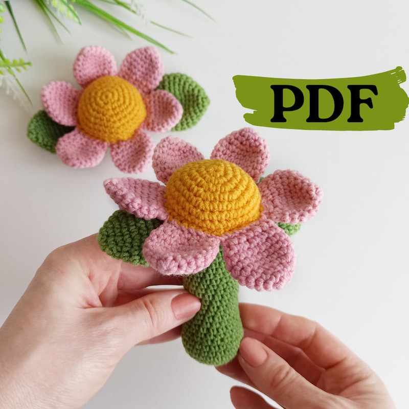 Flower Rattle - Etsy