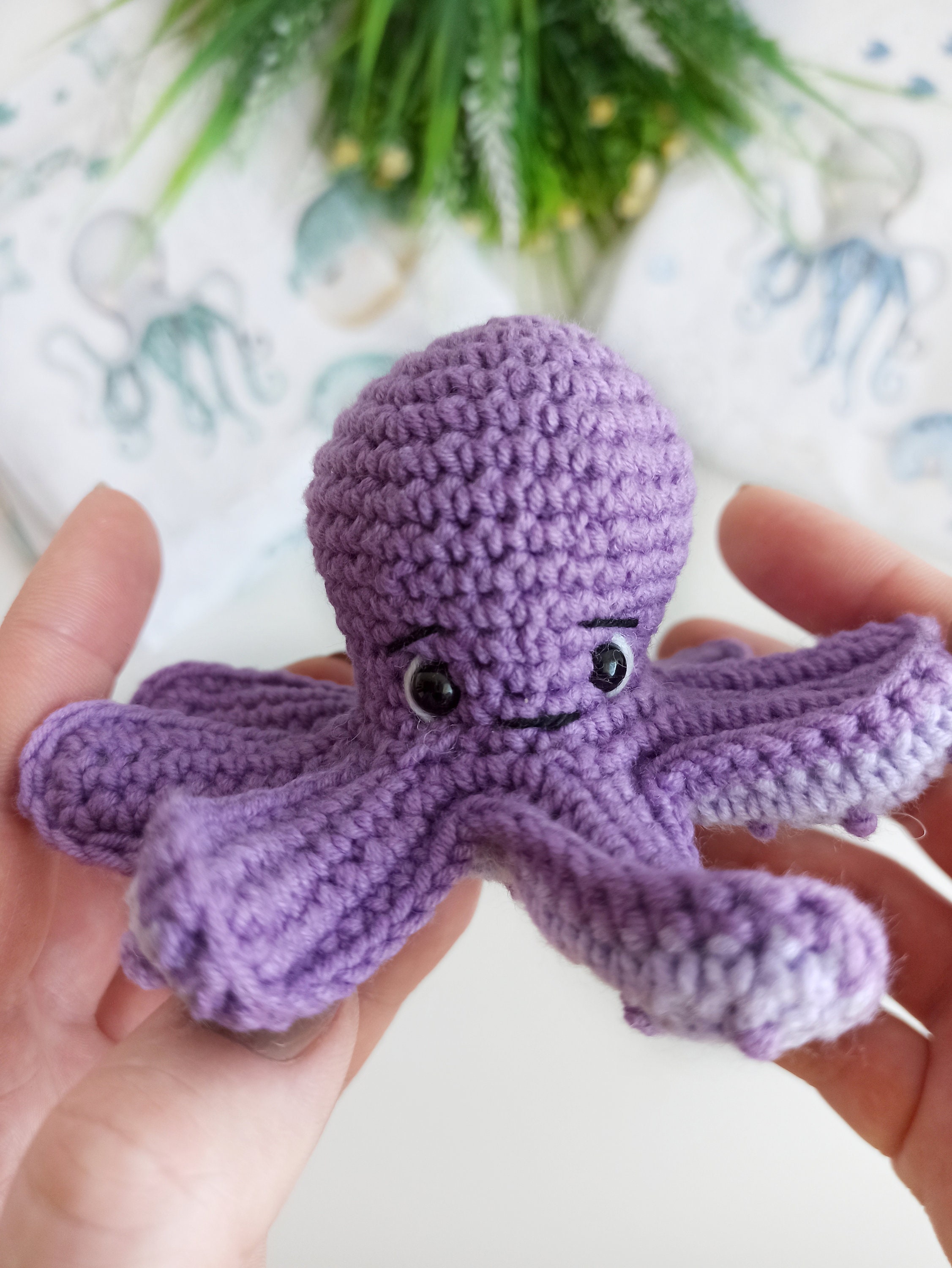 Octopus Crochet Pattern Easy Crochet Amigurumi Octopus - Etsy