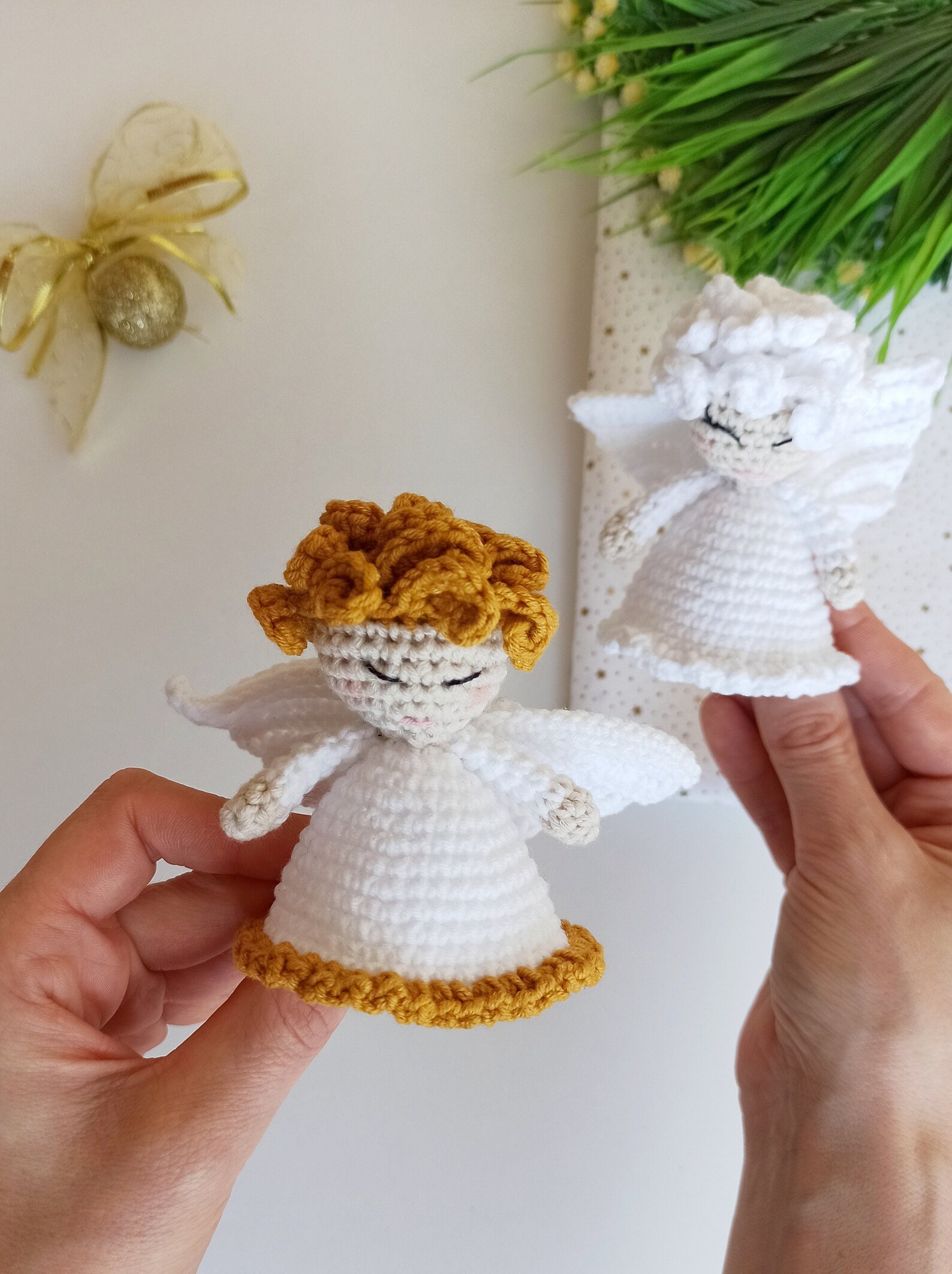 Christmas Angel Ornament Crochet Angel Pattern Angel | Etsy