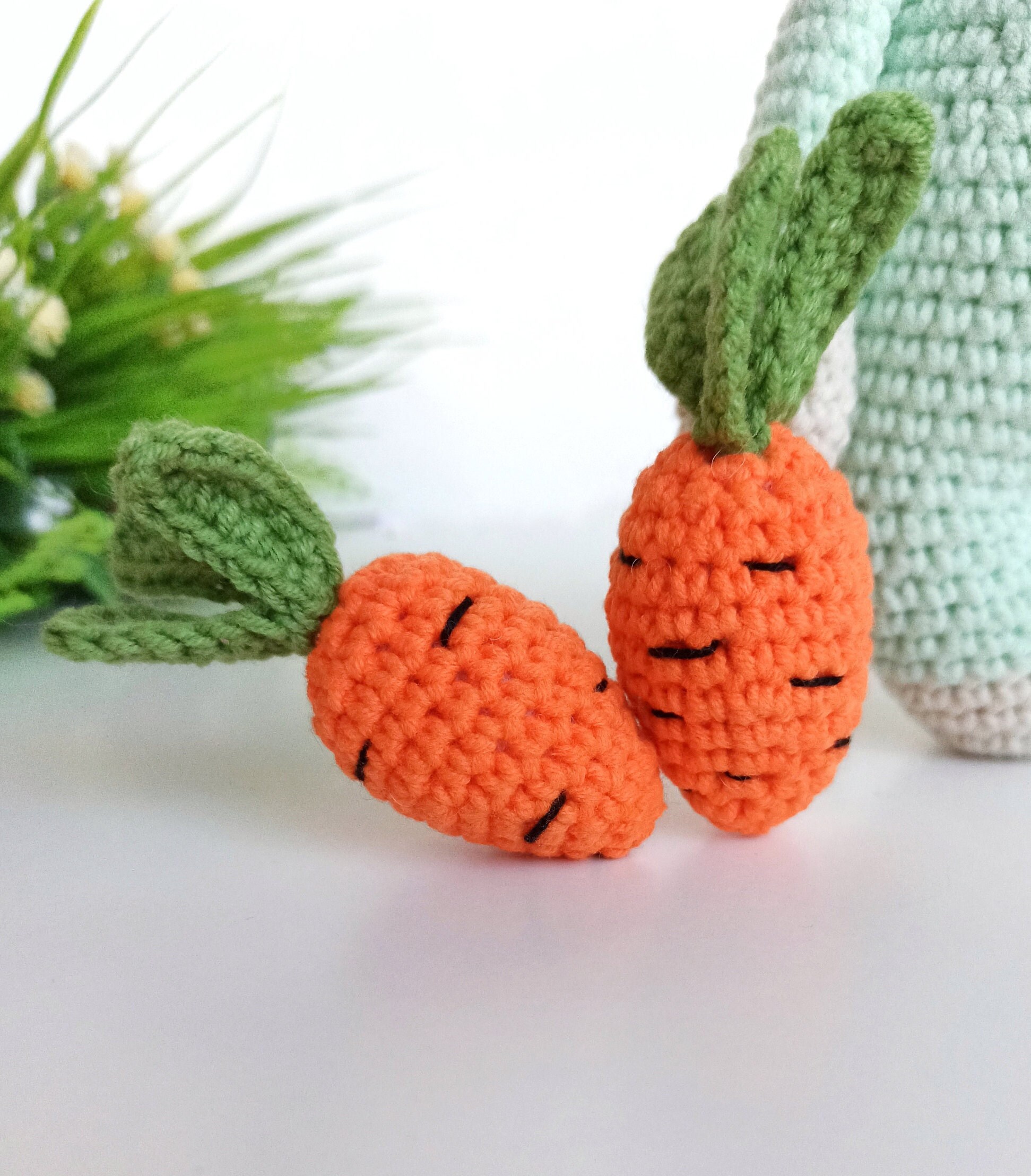 Carrot Crochet Pattern Amigurumi Carrot Mini Food Pattern | Etsy
