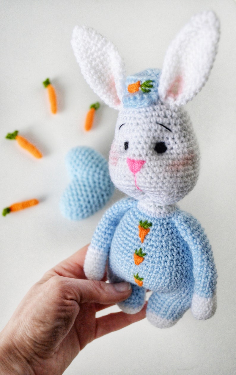Crochet Pattern Amigurumi Rabbit Crochet Bunny PDF Pattern | Etsy