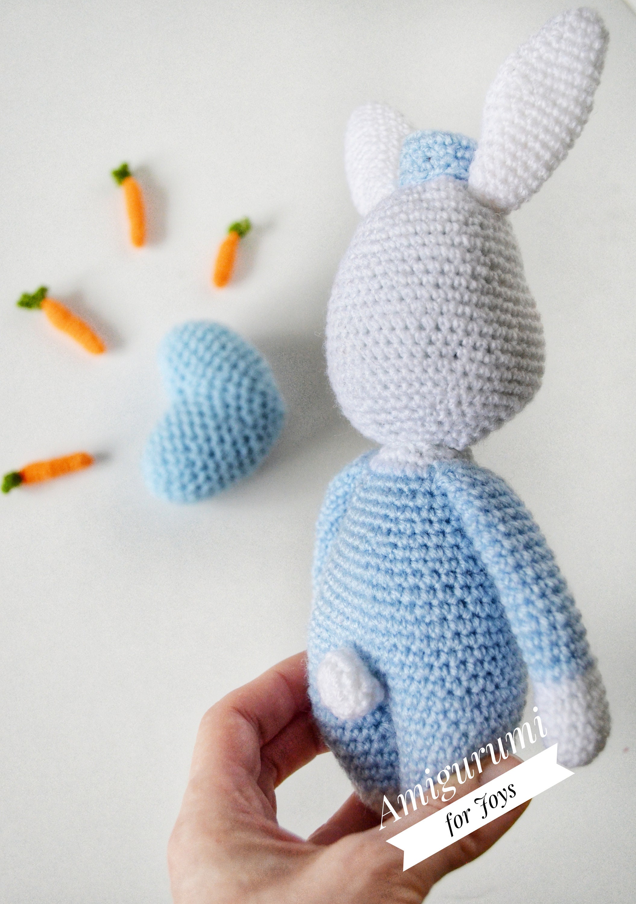 Crochet Pattern Amigurumi Rabbit Crochet Bunny PDF Pattern | Etsy