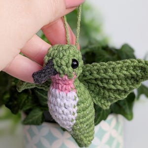 Hummingbird Crochet Pattern, Easy Crochet Amigurumi Bird Pattern ...