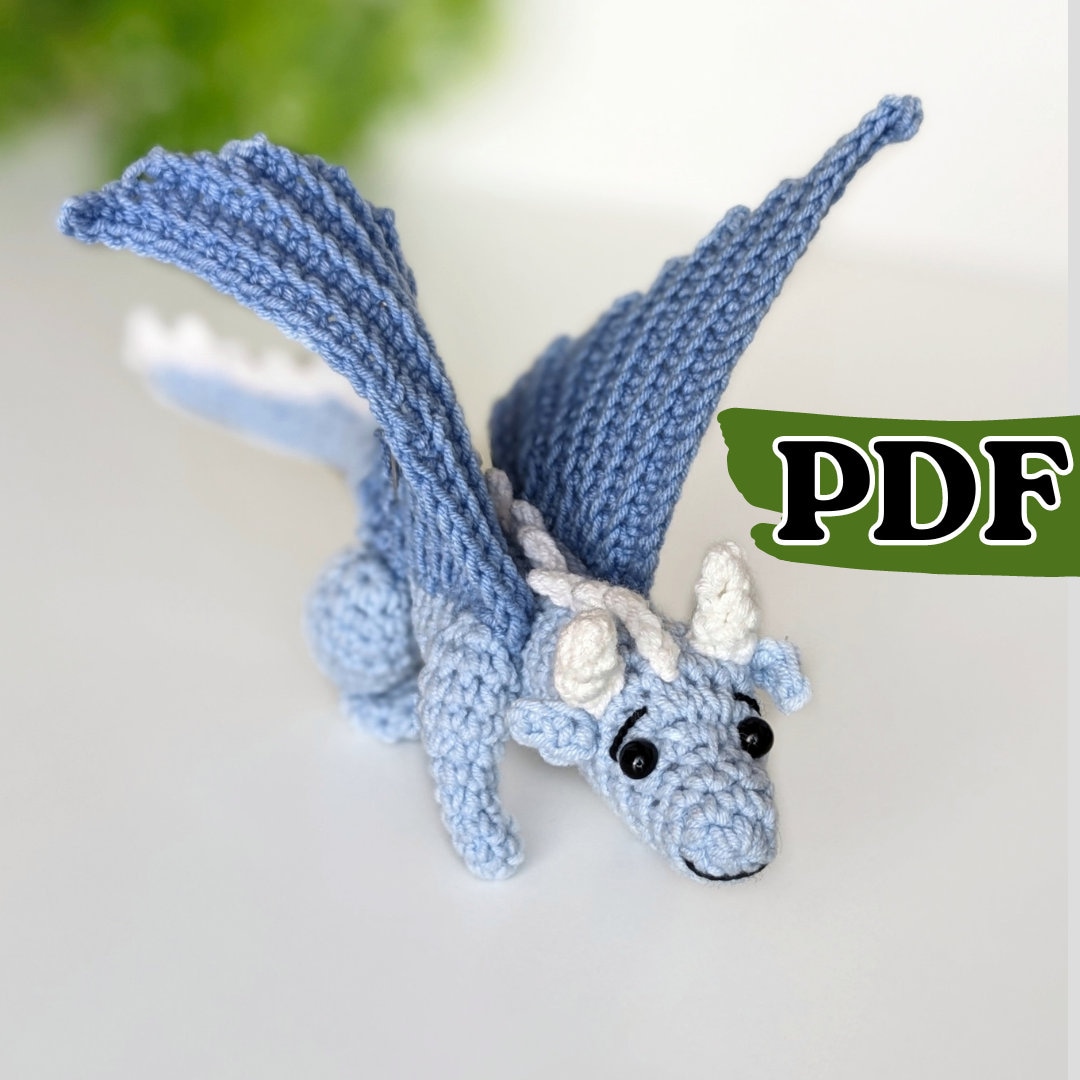 Celestial the Dragon Crochet Pattern, Amigurumi Dragon Pattern - Etsy