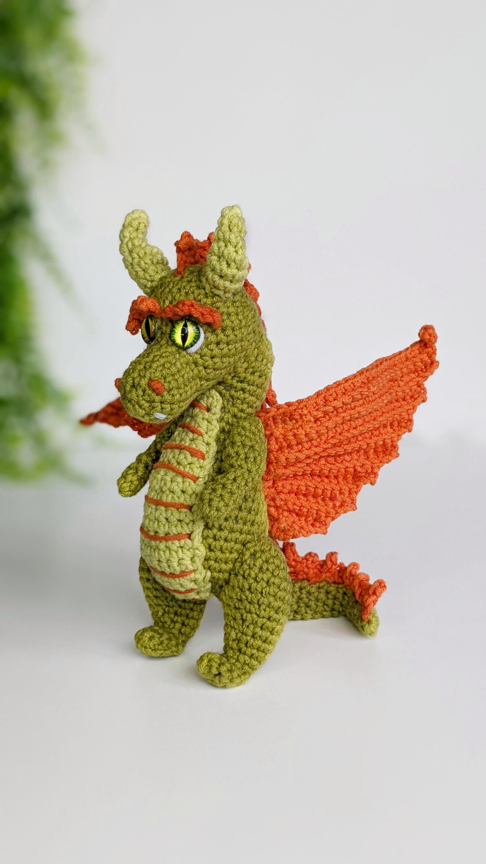 Gustav the Dragon Crochet Pattern, Amigurumi Dragon Pattern - Etsy