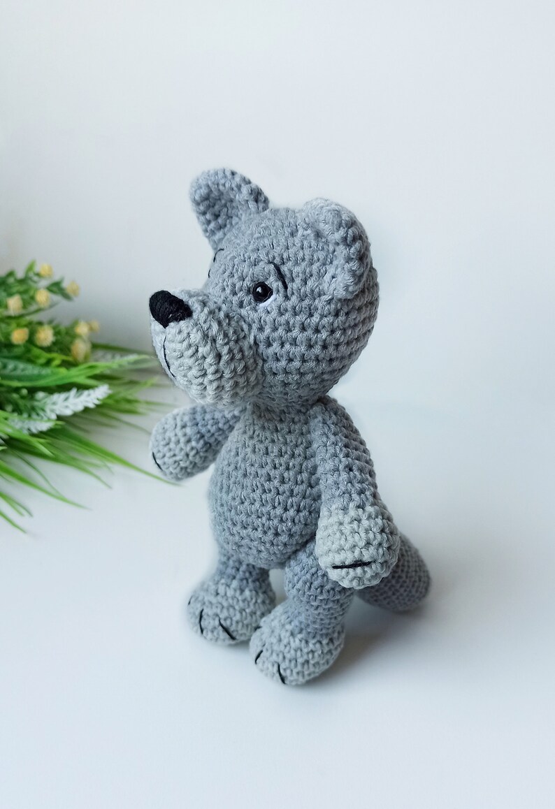 Crochet Wolf Amigurumi Pattern, Easy Crochet Pdf Pattern - Etsy