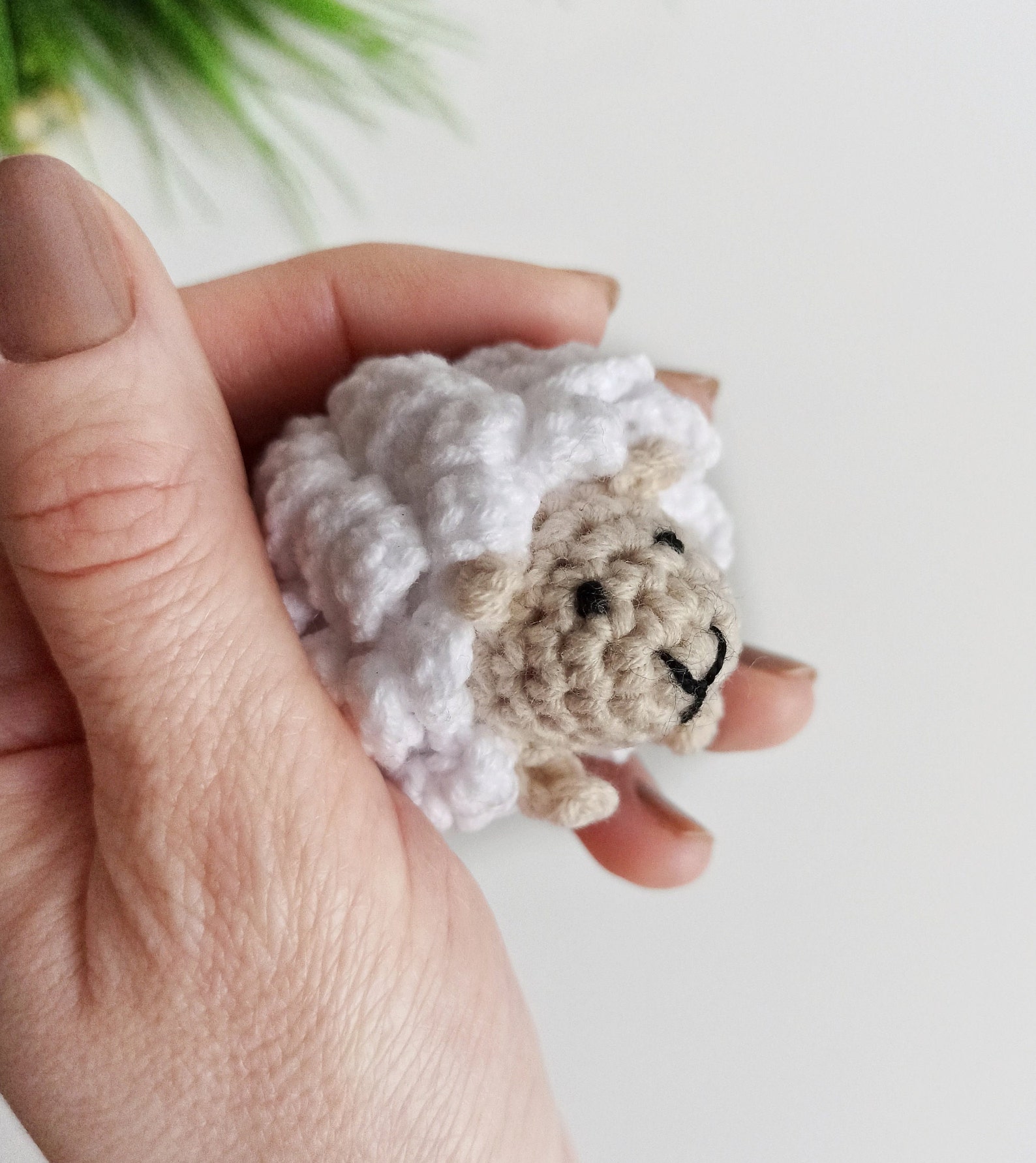 Crochet Sheep Pattern, Mini Crochet Farm Animals, Lamb Stuffed Animal ...