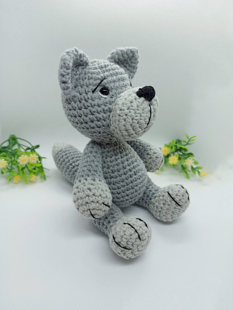 Crochet Wolf Amigurumi Pattern, Easy Crochet Pdf Pattern - Etsy