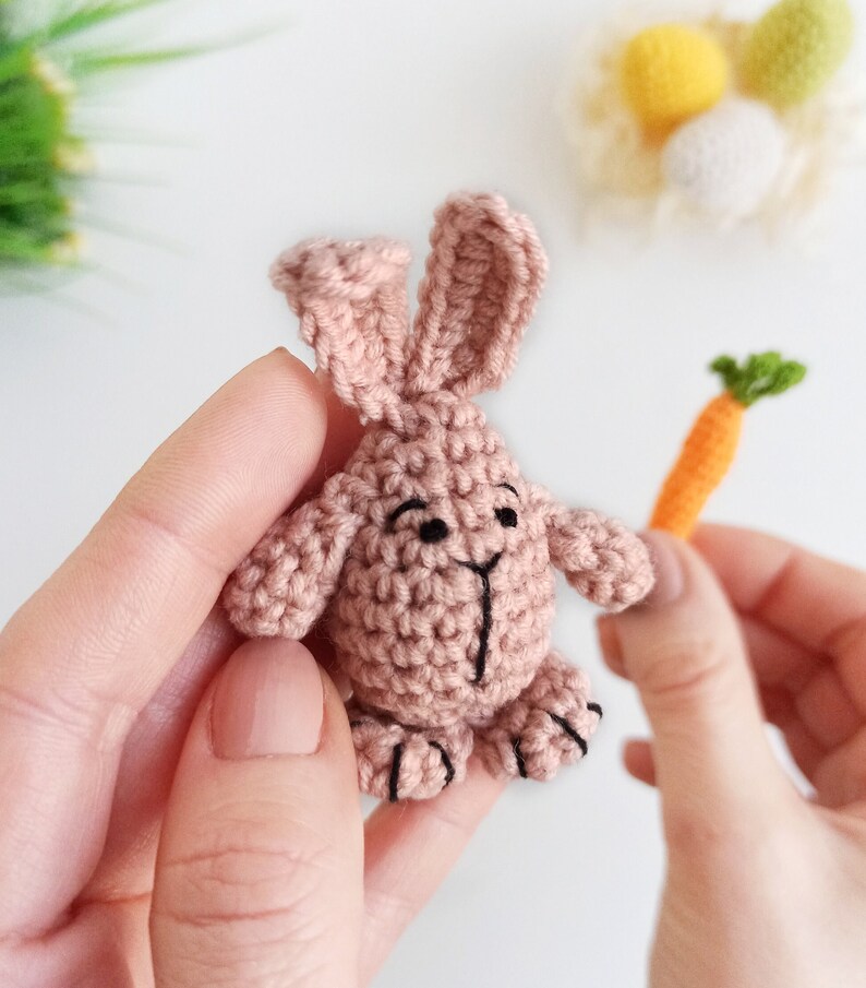 Mini Crochet Farm Animals Amigurumi Patterns Crochet Keychain | Etsy