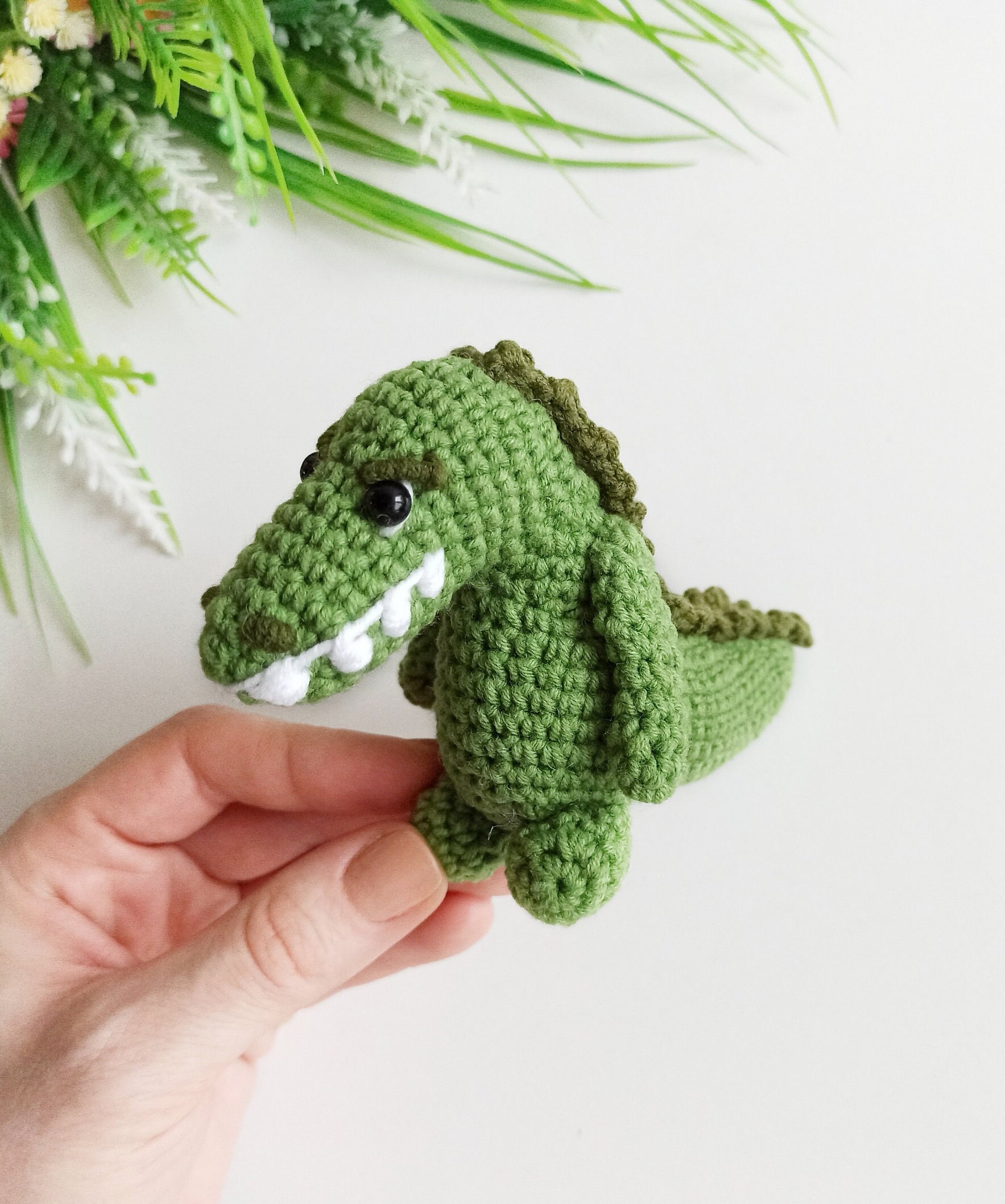 Crochet Alligator Pattern Easy Crochet Amigurumi Crocodile - Etsy