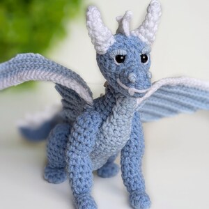 Vergil the Dragon Crochet Pattern, Amigurumi Dragon Pattern - Etsy