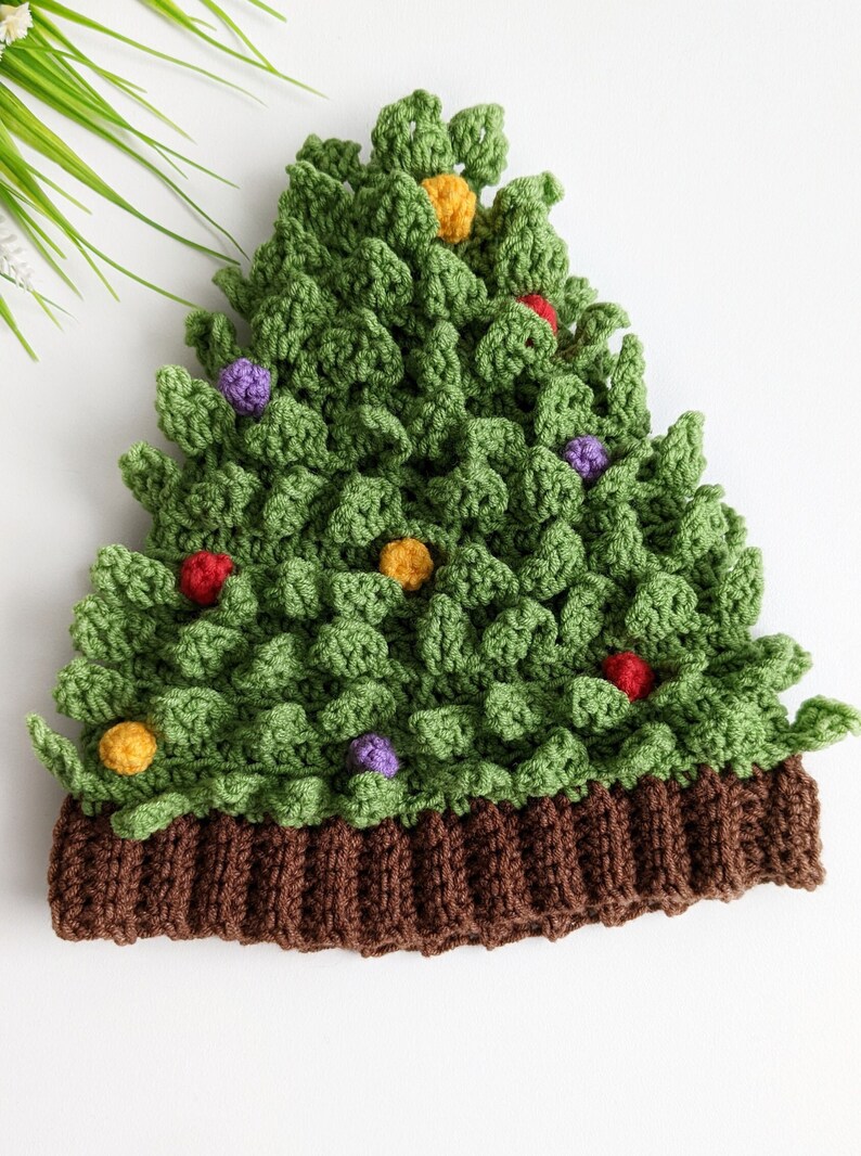 Christmas Tree Baby Hat Crochet Pattern - Etsy