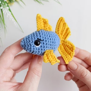 Crochet Fish Pattern, Easy Crochet Small Amigurumi Fish - Etsy