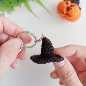 Crochet Witch Hat Pattern, Easy Crochet Halloween Keychain - Etsy