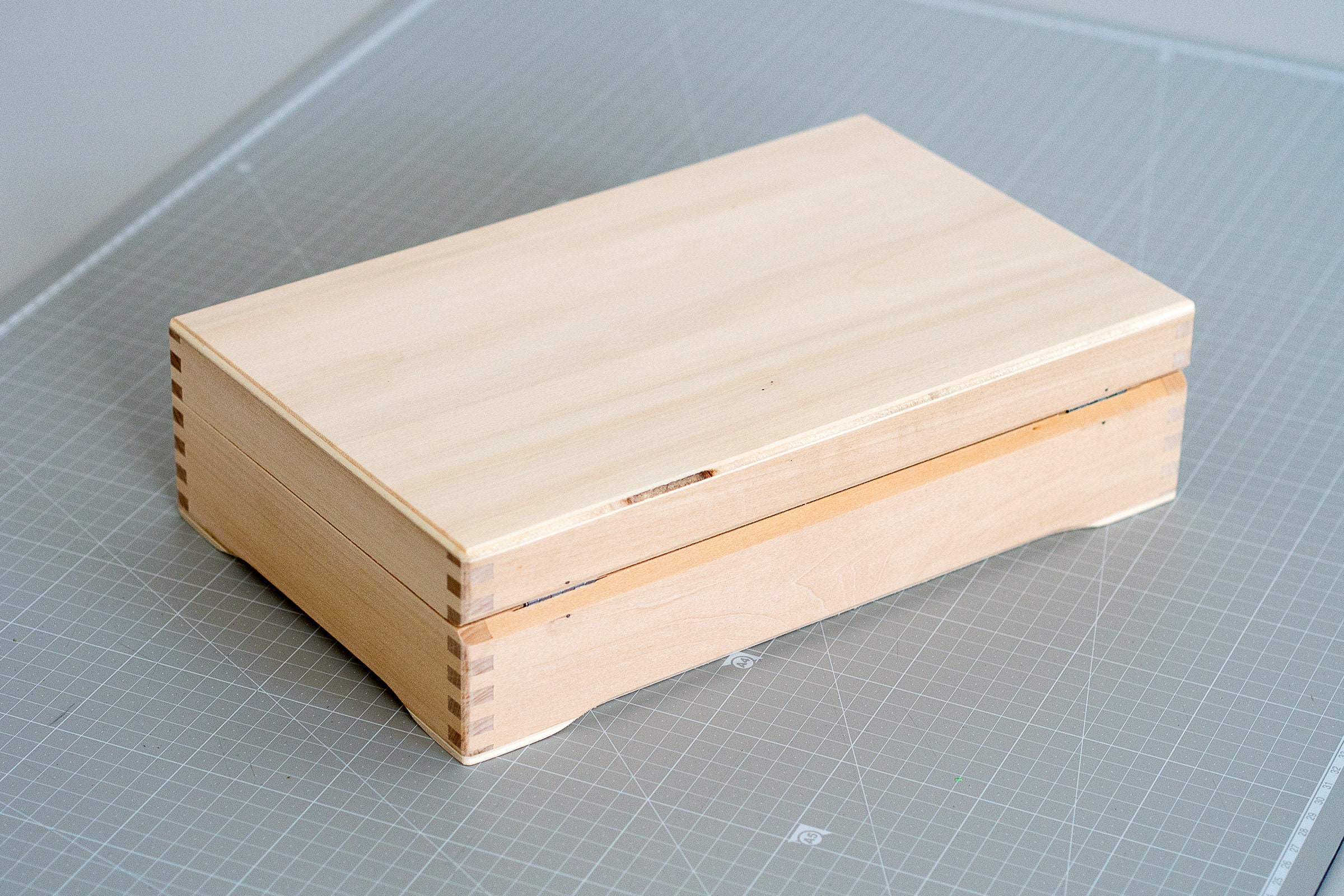 Wooden Tea Box Unfinished With 12 Compartments and Interior | Etsy