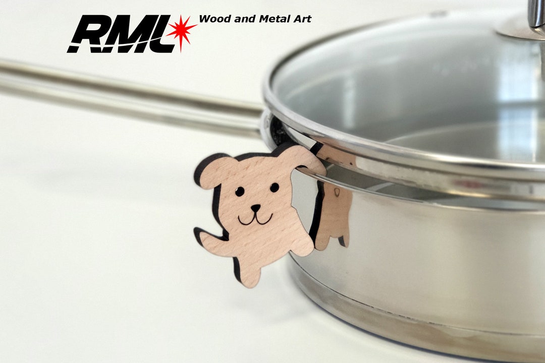 Pot Guard - Dog Shape - Lid Holder - Steam Vent - Pot Prop - Pot Lid ...